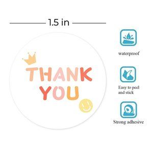 Office | 5 Thank You Stickers 5 Designs 15 | Poshmark